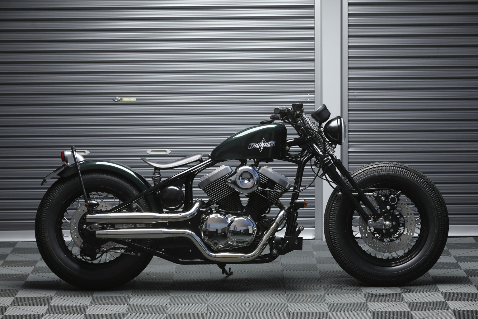 Hardtail Thunder250 detail - THUNDER MOTORCYCLES