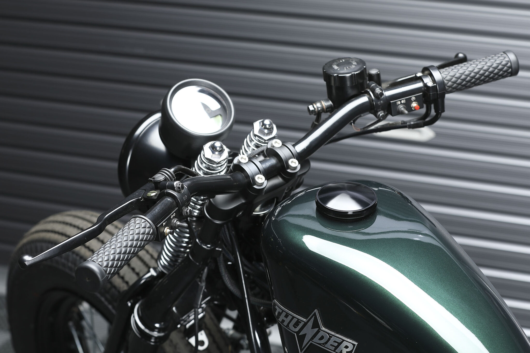 Hardtail Thunder250 detail - THUNDER MOTORCYCLES