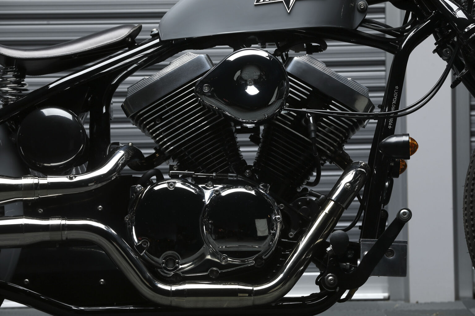 Hardtail Thunder250 detail - THUNDER MOTORCYCLES