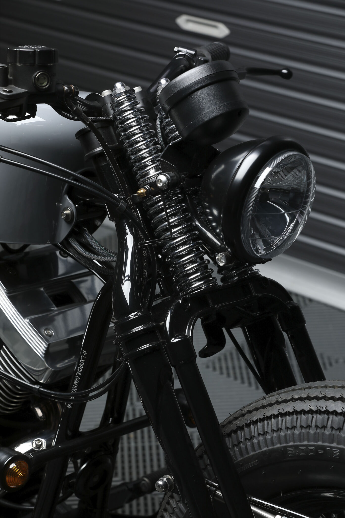 Hardtail Thunder250 detail - THUNDER MOTORCYCLES